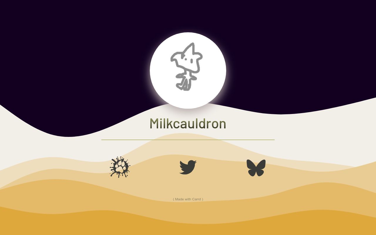 Milk's Carrd
